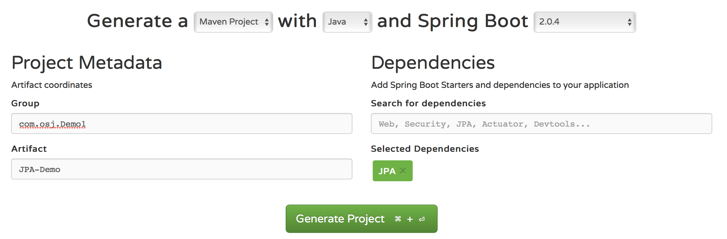 Spring-boot JPA 초기 설정방법